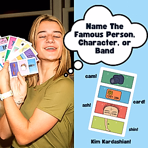 OFF TOPIC Get The Picture Card Game - A Fun Word Puzzle Game 2 Players+ Party Game