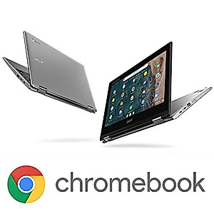 Acer Chromebook Spin 311 Convertible Laptop, Intel Celeron N4020, 11.6" HD Touch, 4GB LPDDR4, 32GB eMMC, Gigabit Wi-Fi 5, Bluetooth 5.0, Google Chrome, CP311-2H-C679