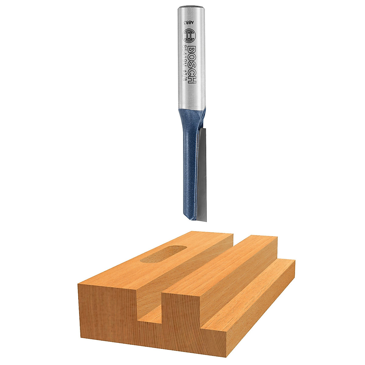 Bosch 85412M 85412M Router Bit, Carbide Tip Straight,1/4S,9/32X3/4SF