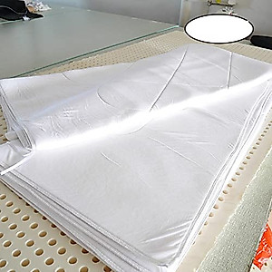 QQCC Mattress Topper Natural Latex Mattresses Foldable 200x230cm Tatami Multifunction Mattress with Cotton Cover (Size : 180x200cm)