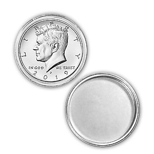 Guardhouse 30mm Direct Fit Coin Capsule for US Modern Half Dollar and Other Similar Sized Coins Pack of 100
