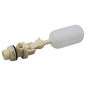 NC 3PCS Water Float Valve with Adjustable Arm, Automatic 3/4 Float Ball Valve with Water Level Shut Off for Water Tank Pond Livestock Horse Cattle Goat Sheep Pig Dog Waterer