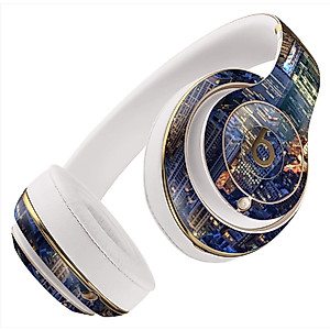 iiRov Night Aerial NYC DesignSkinz Full-Body Skin Kit for the Beats by Dre Studio Remastered Wireless Headphones / Ultra-Thin / Matte Finished / Protective Skin Wrap