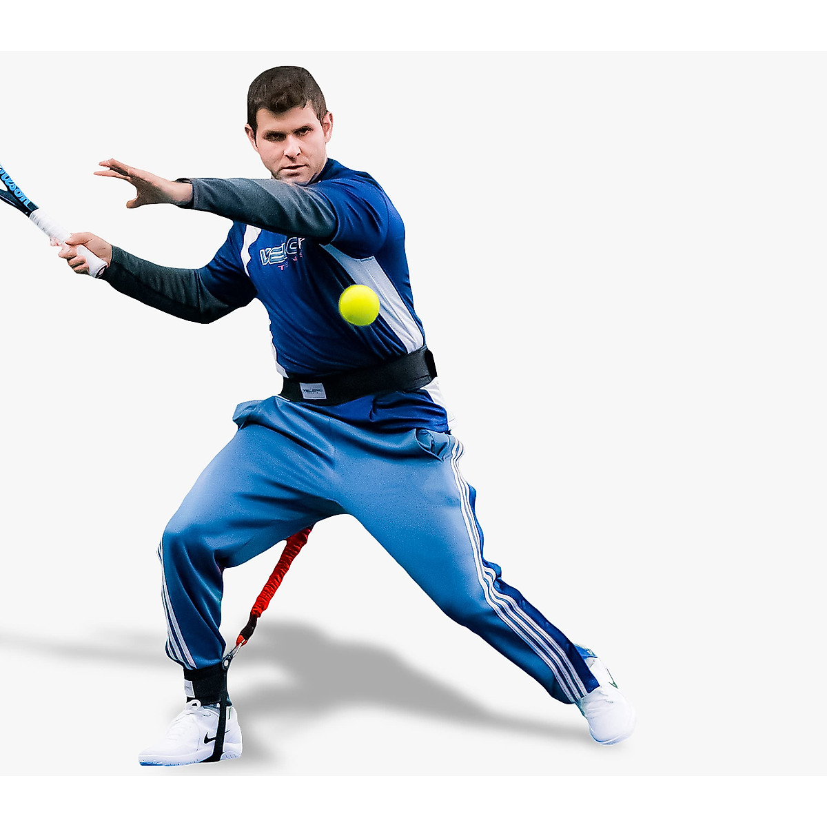 VPX Tennis Swing Trainer Increases Power, Exit Ball Velocity, Shot Accuracy, & Serve Speed, Improves Forehand, Backhand, Slice, & Compression Racket Torque, for Men, Women, Boys, Girls, & Kids