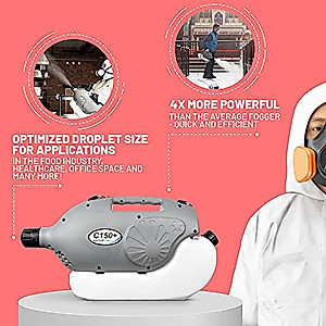 Vectorfog C150+ Electric ULV Fogging Mosquito, Bug Insect Fogger Machine - Outdoor Yard Sprayer for Mosquitoes and Disinfectants- Mist Foggers for Mold, Insecticide (Includes Free Shoulder Strap) - 6L