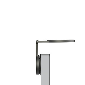 Doolkin® Pro Mount, Phone Holder for Laptop and Car, Cell Phone Magnetic Holder, Universal Adjustable Phone Mount Stand, Foldable Laptop Side Mount Clip, Laptop Phone Mount Holder (Gray)