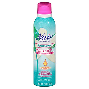 Nair Moroccan Argan Oil Sprays Away, 7.5 oz (Pack of 6)