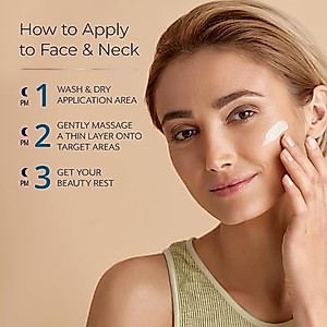 Plexaderm 15 mL Night Time Collagen Serum for Firmer, Fuller, more Youthful Looking Skin, Anti-Aging Collagen & Peptide Serum for Women & Men, Paraben-Free, Developed in the USA