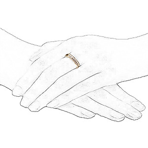 UUJOY Ring Wedding Band, Handmade Eternity Ring,Engagement Anniversary Ring for Women Men