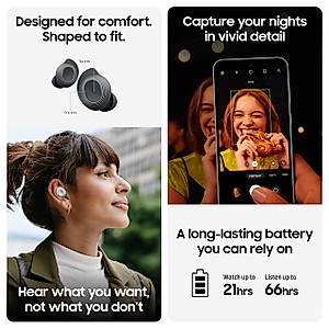 SAMSUNG Galaxy S23 FE Cell Phone (Cream) + $49.99 Buds FE (Graphite) 256GB Unlocked Android Smartphone w/Long Battery Life and True Wireless Bluetooth Earbuds w/Wing Tip Design US Version, 2023