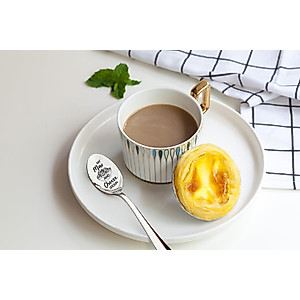 Mac and Cheese Spoon Engraved Stainless Steel Spoon - Funny Spoon Gifts for Women, Men, and Kid Great Birthday, Valentine's, and Christmas Gift