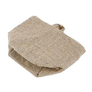 WDONAY Round Storage Bag, Dot and Stripe Organizer, 3 Combination Wall Organizers, Cotton Linen, Blue and Yellow, 3 Pcs(with Transparent Hook)