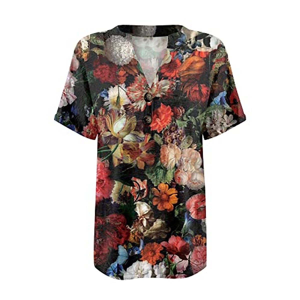 Womens Workout Tops Black Ladies T Shirt Womens Hawaiian Shirt Tee Kit Workout Top 2X Junior Top Teen Girl