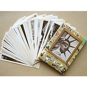 64 Pcs Vintage Retro Old Travel Postcards for Worth Collecting, Collectable Vintage Postcards Bulk Pack, 2 Set