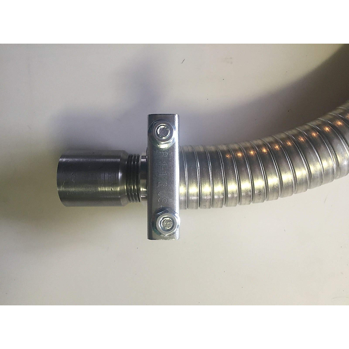 GenExhaust Universal Generator Large Exhaust Port 1-1/2" Steel Exhaust Extension 2 Foot Length