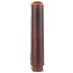 Leather Cigar Case - Two Tone Aniline Leather - [Tan]