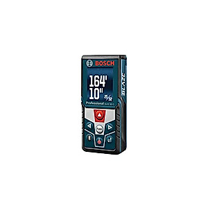BOSCH Blaze GLM50C Bluetooth Enabled 165ft Laser Distance Measure with Color Backlit Display