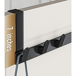 CHAUNCEY HOME Over The Door Coat Hooks, Upgraded Version - Coat Hangers with Extended Arms