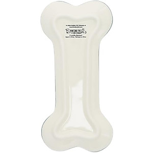 Pavilion - I Licked The Spoon - 8.5" Housewarming Decorative Bone Shaped Spoon Rest Holder Pet K-9 Puppy Dog Rescue Adoption Animal Pet Parents Mom Dad Present