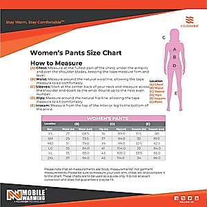 Fieldsheer Mobile Warming Women's Ion Heated Base Layer Pants (Black, Large)