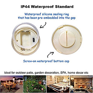 CANDLE IDEA 2 PCS 3"x7" Outdoor Waterproof Flameless LED Pillar Candles with Remote Timer, Battery Operated Electric Flickering Plastic Fake Candle for Halloween Christmas Lantern Decorations (Ivory)