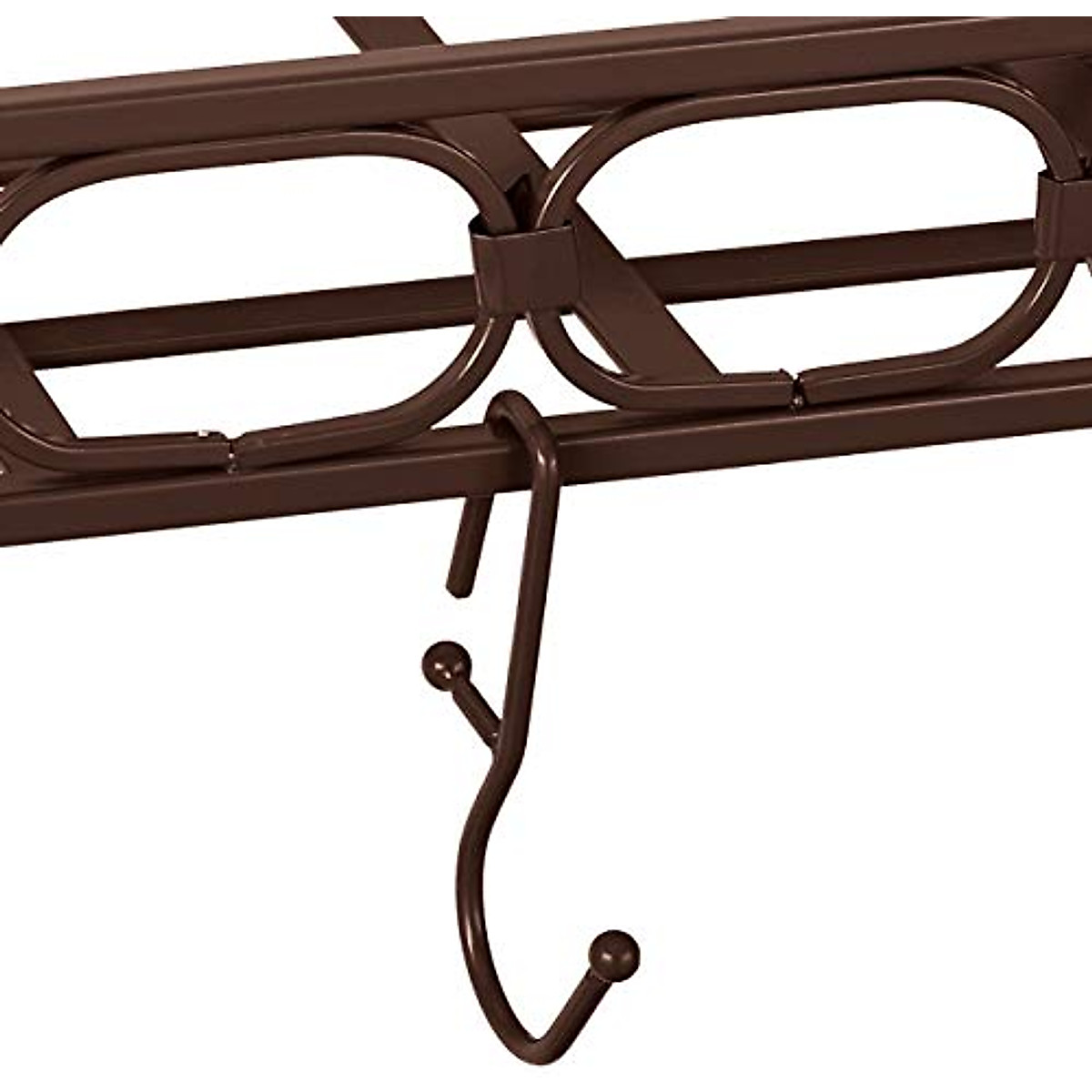 Old Dutch Bookshelf Pot Rack, 36.25x9x12, Bronze