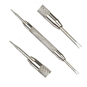 OTOPO 20mm Quick Release Spring Bars Watch pins & Galaxy Watch 4/4 Classic/Active 2 44mm 40mm Pins, 20mm Stainless Steel Watch Pins 4PCS Diameter 1.5mm + Spring Bar Tool (20mm)