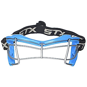 STX Lacrosse Rookie-S Youth Goggle, Electric,Blue , black , silver