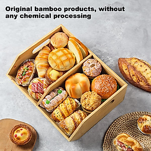 BYOA Official Potato and Onion Storage Bin, Pantry Organizers and Storage, Kitchen Organization and Storage, Bamboo Storage, Bread Basket, Potato Storage, Bamboo Organizer