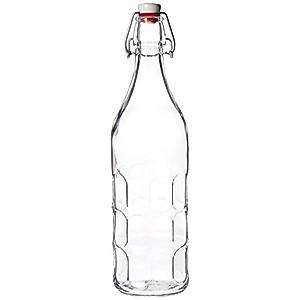 Bormioli Rocco Moresca Bottle, 33.75 oz, Clear