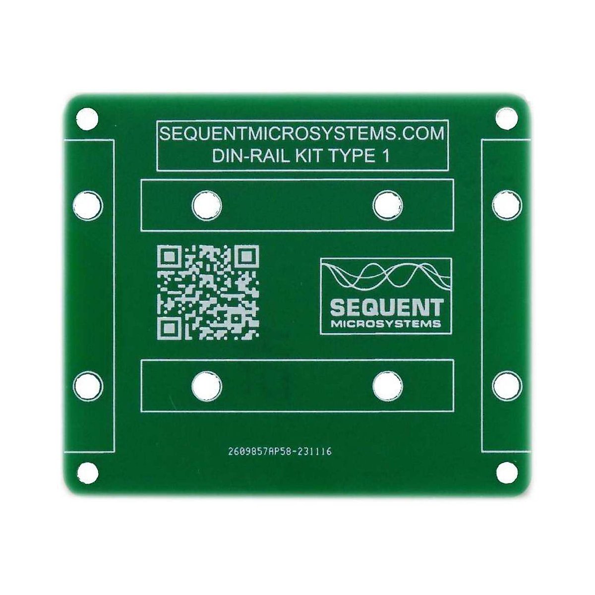DIN-Rail Kit Type 1 Parallel Mount for Raspberry Pi SM-A-004