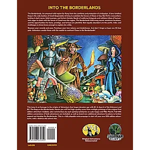Goodman Games, Inc. Goodman Games Original Adventures Reincarnated #1 - Into The Borderlands RPG for Adults, Family and Kids 13 Years Old and Up (5E Adventure, Hardback RPG)