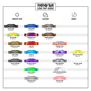 PapaViva Replacement Lenses & Rubber Kits for Oakley Flak Jacket XLJ OO9009 Sunglass Solid Black Polarized