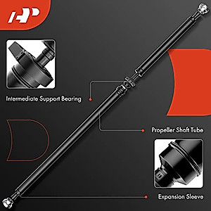 A-Premium Rear Complete Drive Shaft Prop Shaft Driveshaft Assembly Compatible with BMW 330i 330Ci 2001 2002 2003 L6 3.0L, RWD Automatic Transmission