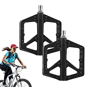 DUDOK Pedals, Non Slip Pedals, 5.394.450.87in Professional Mountain and Road Flat, Widely Used for Electric Bikes, Folding Bikes, City Bikes
