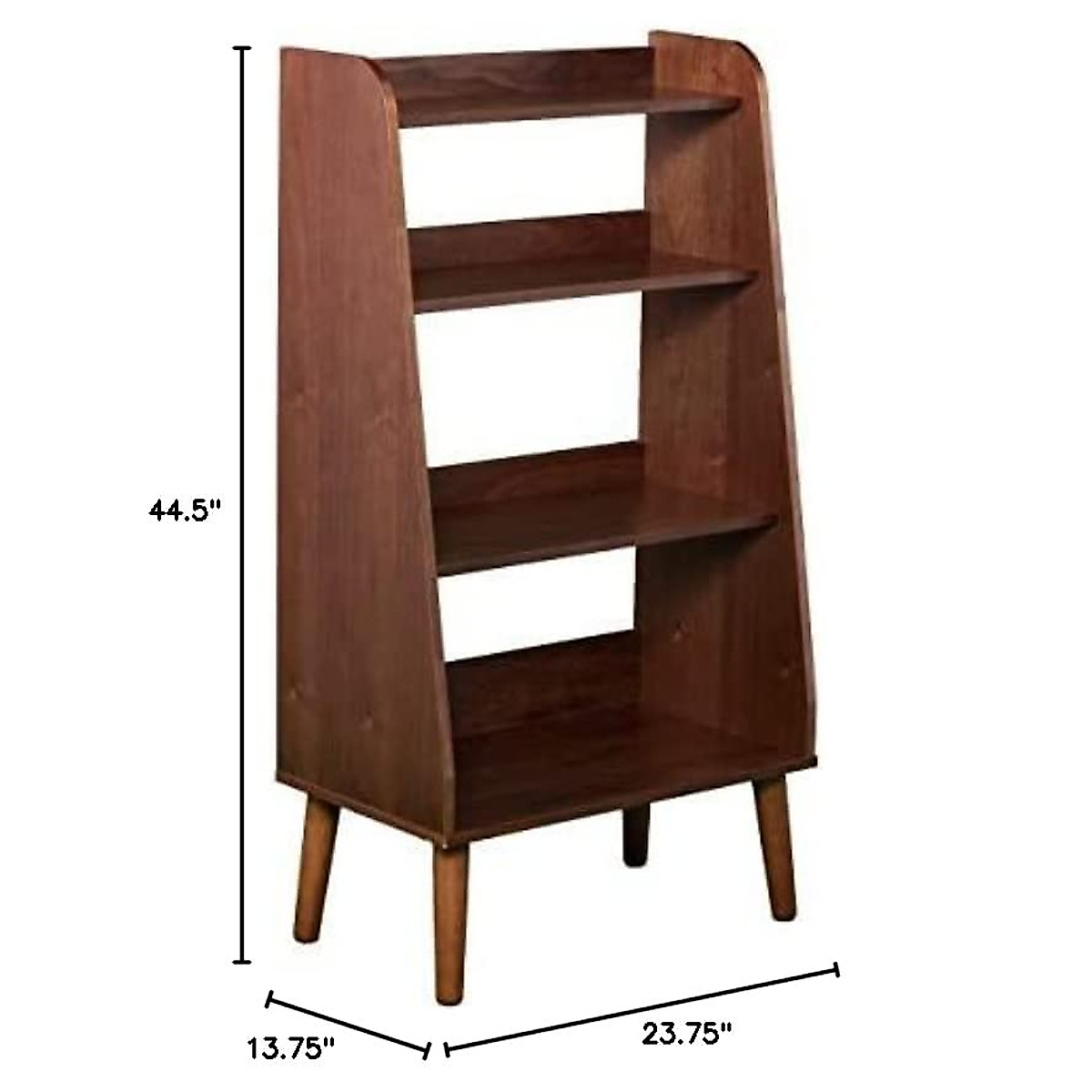 Southern Enterprises Berritza Bookcase, Walnut