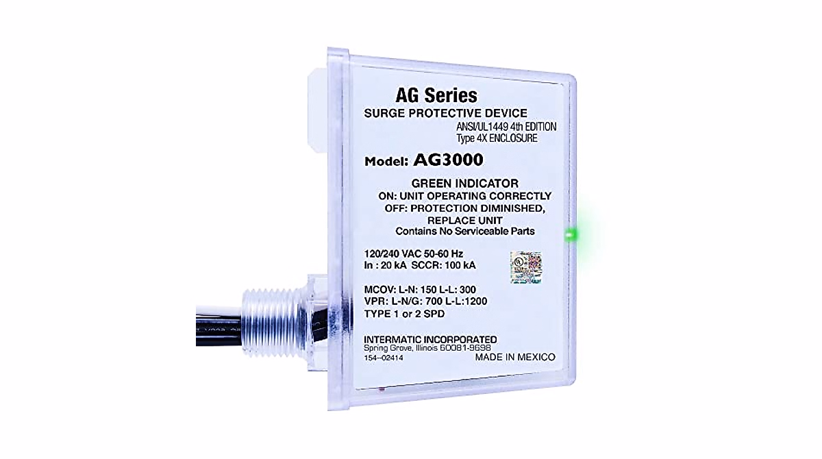 Intermatic AG3000 HVAC Surge Protector - Maximize Safety