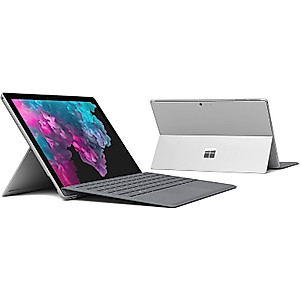 Microsoft Surface Pro 6 12.3" Tablet PC Touchscreen (2736 x 1824) Intel Core i5-8350 8GB RAM 256GB SSD, Backlit Keyborad, Windows 10 Pro（ (Renewed)