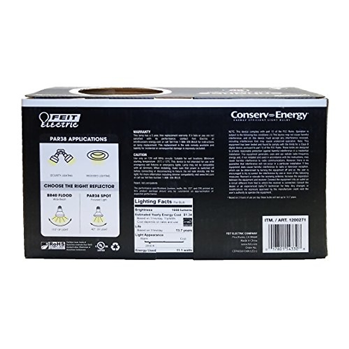 Feit Electric PAR38 LED Spot Bright White (2-Pack)