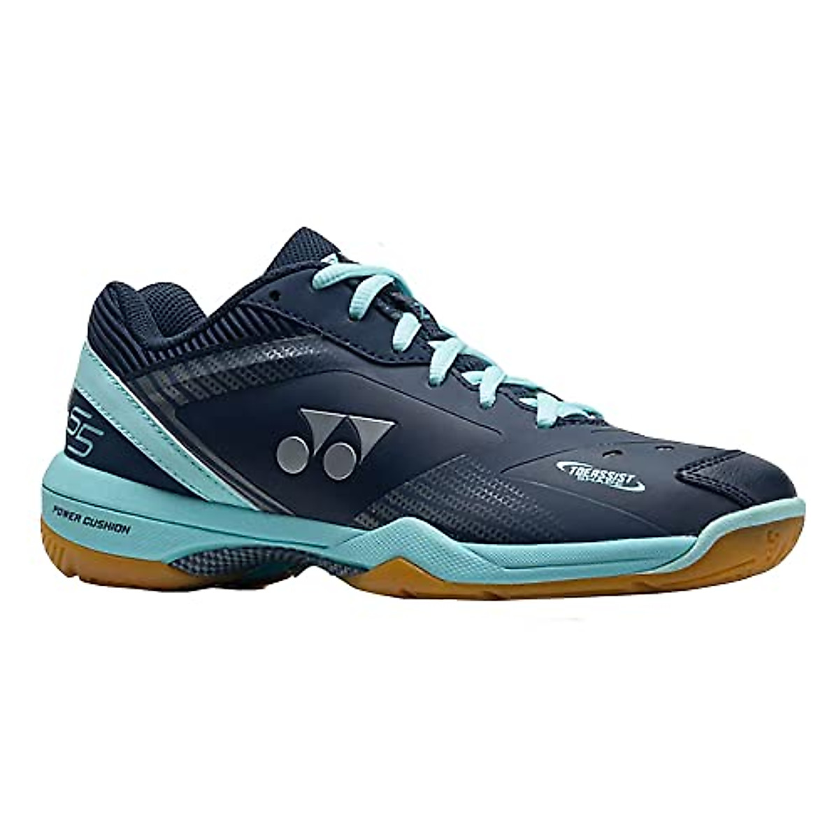 Yonex Power Cushion 65 Z3 Womens Indoor Court Shoes - Navy/Saxe, B Medium, 6.5