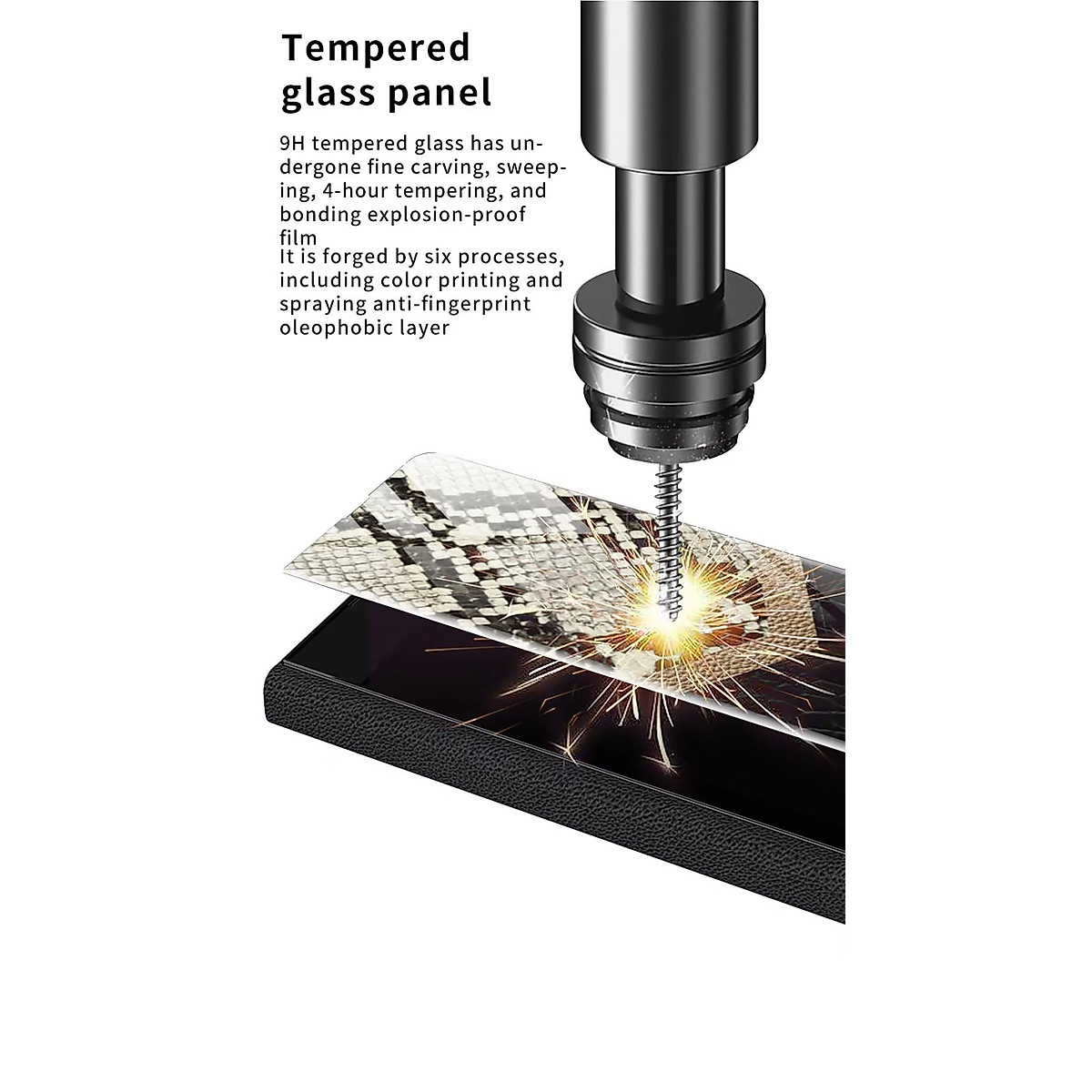 XIMAND for Samsung Galaxy Z Fold 5 5G Case with S-Pen Holder Pocket, Kickstand,Luxury Flip Plating Shockproof Glass Hybrid Leather All-Inclusive Flip Cover.(Grey)