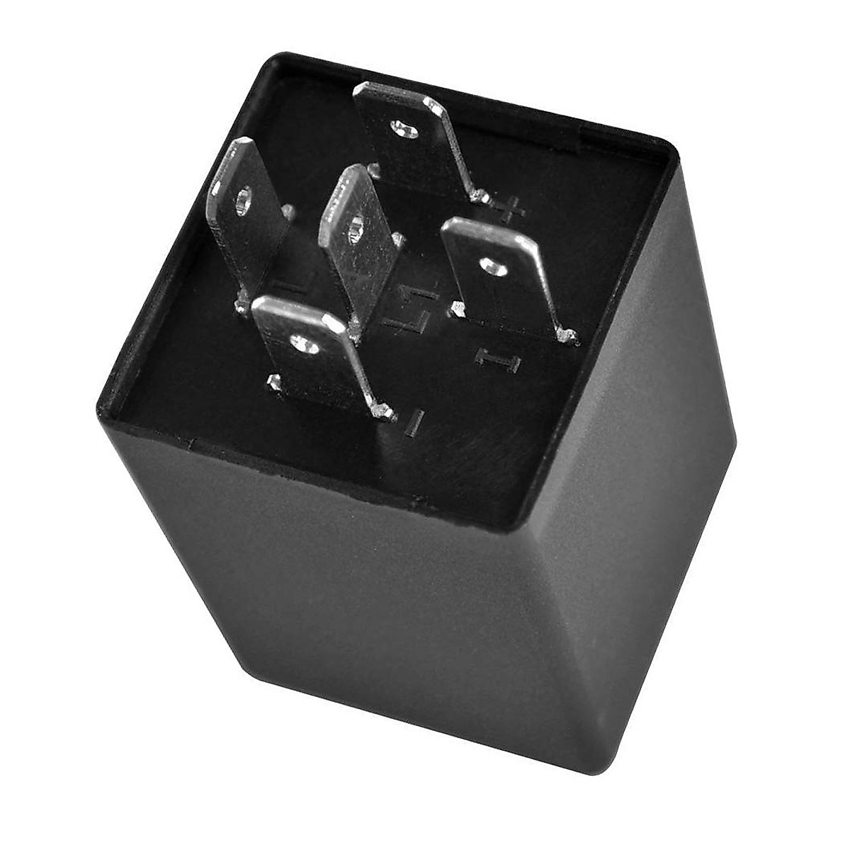 EP27 Fix Fast Hyper Flash, 5 Pins LED Flasher Relay for Bulb LED Turn Signals, Compatible for Ford Trucks 97-12 Ford F150 Trucks, 98-11 Ford Ranger, 99-10 Ford F-250, F-350, F-450 Super Duty