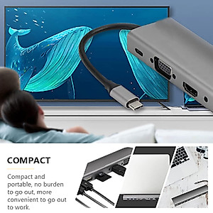 OSALADI USB Hub USB Hub USB Hub USB Hub USB Hub USB Hub USB Hubs Aluminium Alloy Computer Converter Type- c Hub 11- in- 1 Hub Dock Station USB Docking Station Adapter