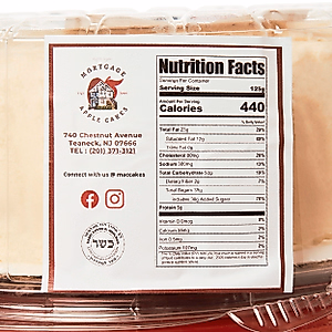 Angela Logan's Original Mortgage Apple Cake - Made with Fresh Apples, Organic Sugars, and Rich Spices