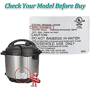 2 Pack Float Valve for Instant Pot with 8 Silicone Caps for Instant Pot Duo 3, 5, 6 QT, Duo Plus 3, 6 QT, Ultra 3, 6, 8 QT Replacement Float Valve by ZYLONE