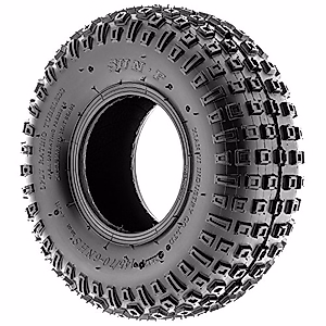 Set of 4 SunF A011 XC Sport ATV & Go Karts Knobby Tires 145/70-6 (14x6-6), 6 PR, Tubeless