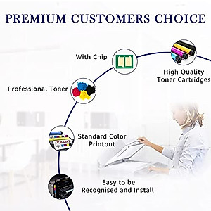 Mooho Compatible 215A Toner Cartridge with CHIP | Replacement for HP 215A Toner Compatible with Pro MFP M182, M183 Series | W2310A 2311A 2312A 2313A Printer (4-Pack)