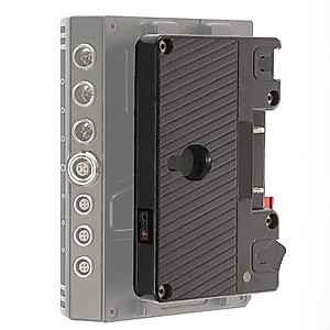 FocusFoto V-Mount Battery Power Plate Adapter with D-tap for Panasonic ANT0N Bauer Gold Mount Battery to V-Mount Battery