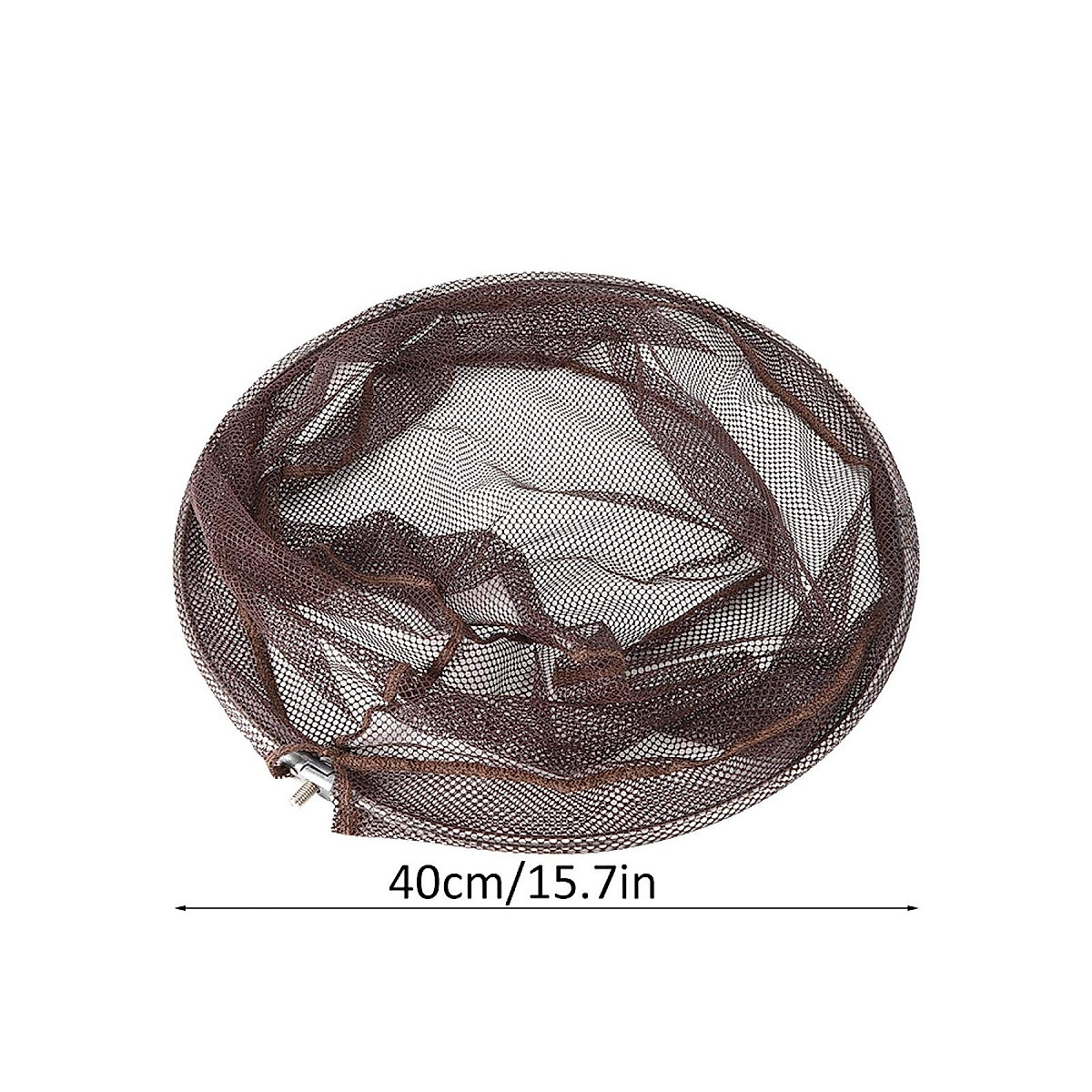 Worii 40Cm Strong Support Fishing Net Head, Fishing Gear Accessory, for Fishing Tackle Shop Fishing Enthusiasts Sea Fishing Wild Fishing