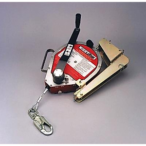 Honeywell MR50GB-Z7/50FT Miller by 50' MIGhtEvac Self-Retracting 3/16'' Galvanized Wire Rope Lifeline With Emergency Retrieval Hoist, Mounting Bracket And Pulley, 15.34 fl. oz., 1" x 1" x 1"